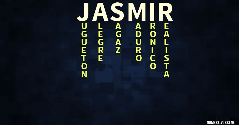 Qué significa jasmir
