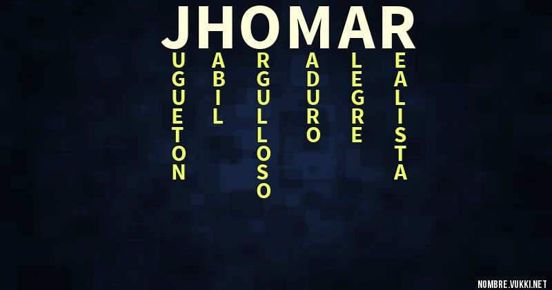 Qué significa jhomar