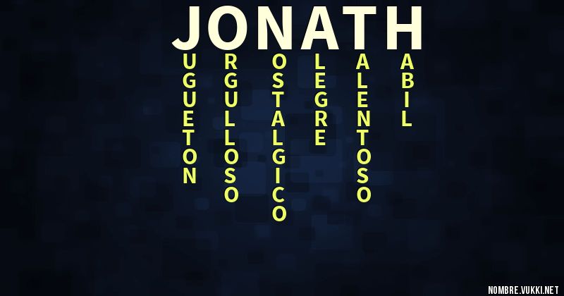 Qué significa jonath