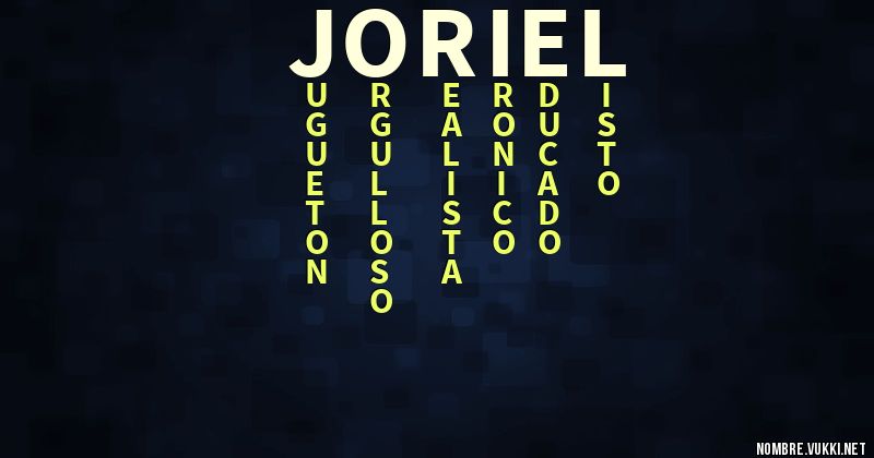Qué significa joriel