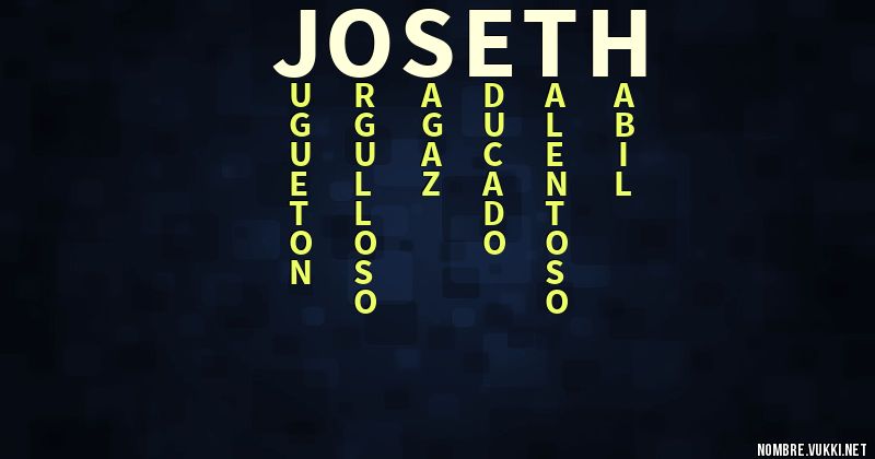 Qué significa joseth