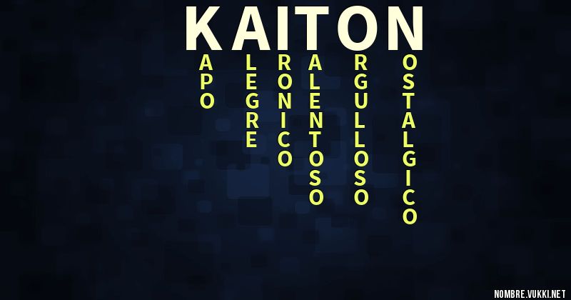 Qué significa kaiton