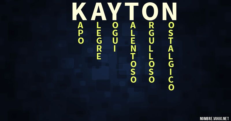 Qué significa kayton