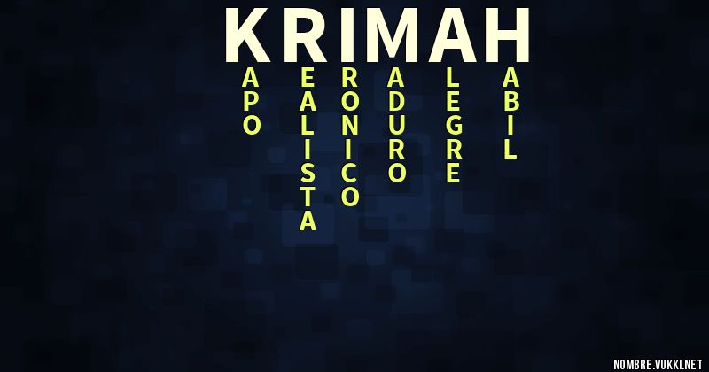 Qué significa krimah