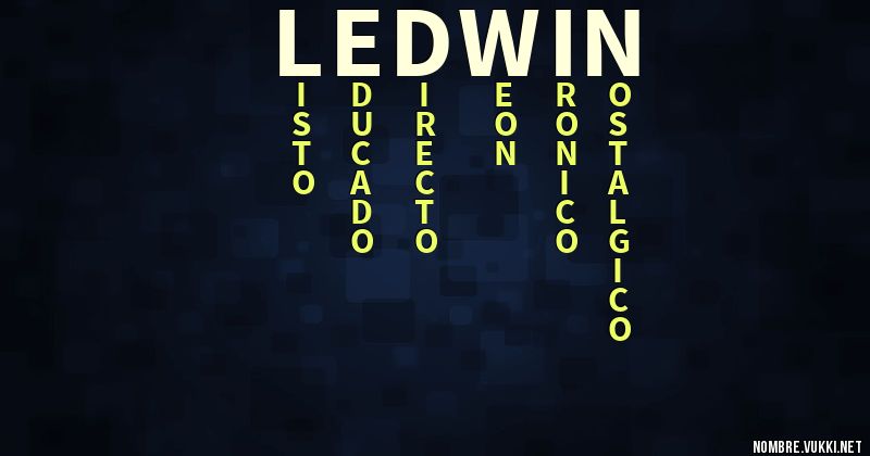 Qué significa ledwin