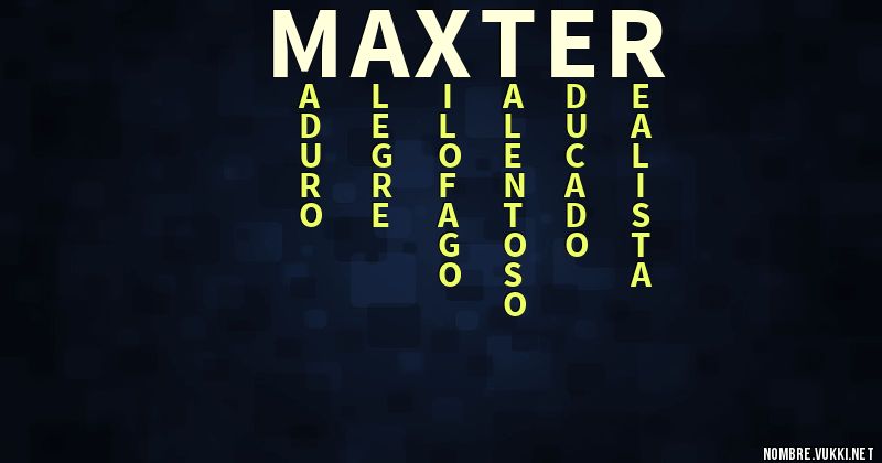 Qué significa maxter