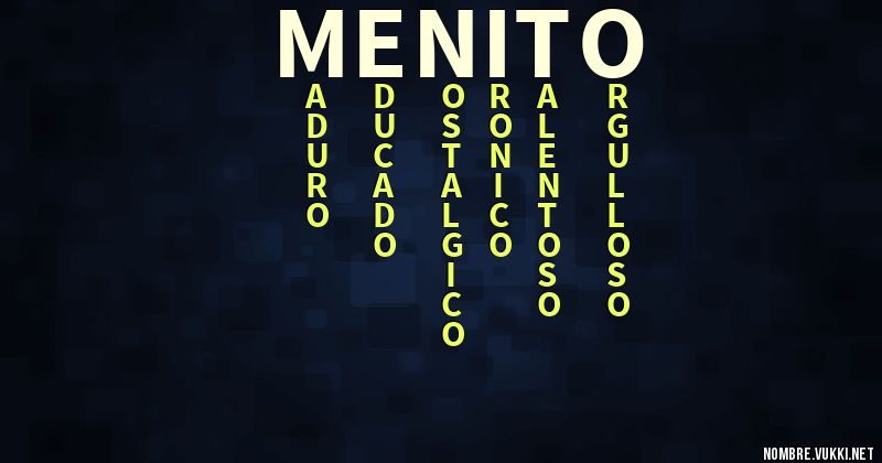Qué significa meñito