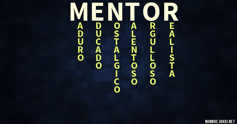 Qué significa mentor