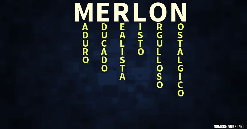 Qué significa merlon