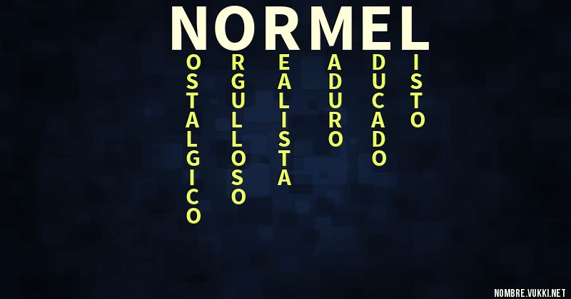 Qué significa normel