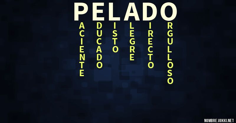 Qué significa pelado