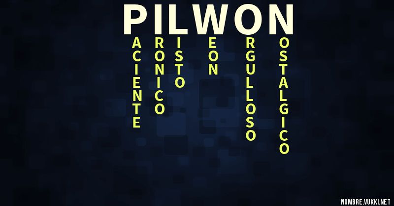 Qué significa pilwon