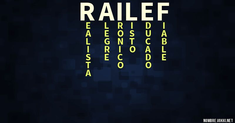Qué significa railef