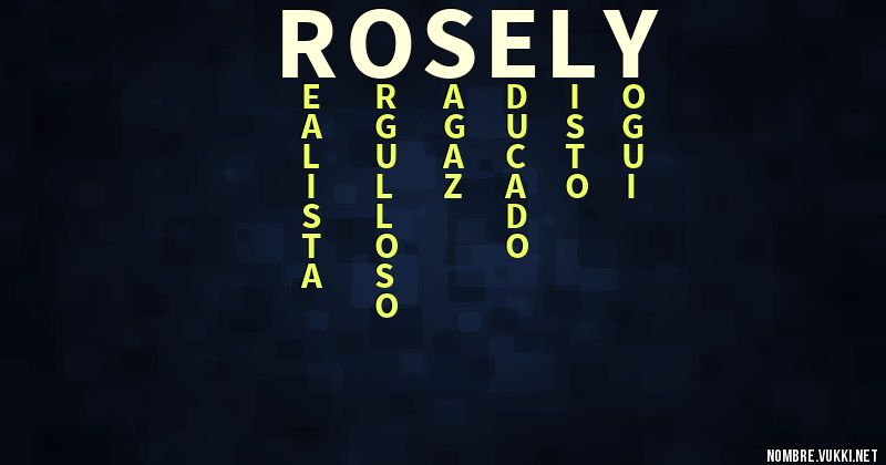 Qué significa rosely