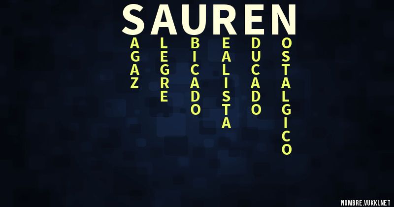 Qué significa sauren