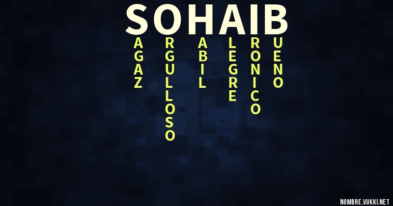 Qué significa sohaib
