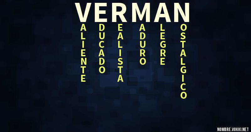 Qué significa verman
