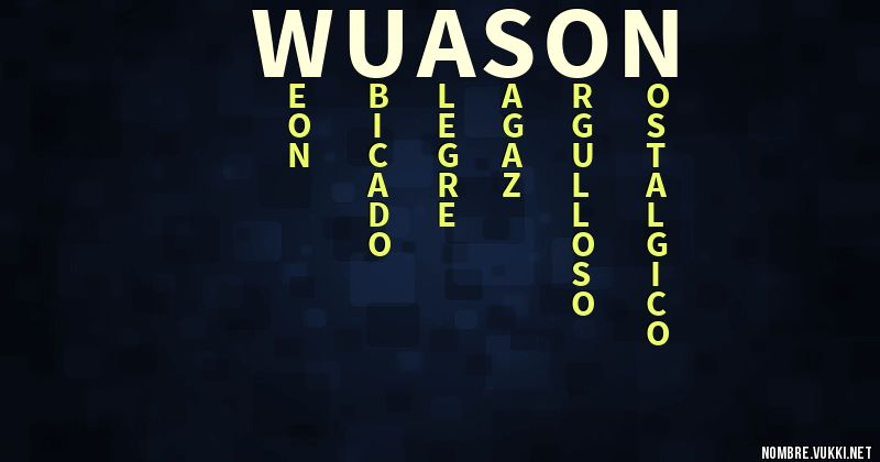 Qué significa wuason