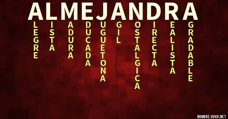 Qué significa almejandra