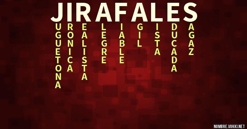 Qué significa jirafales