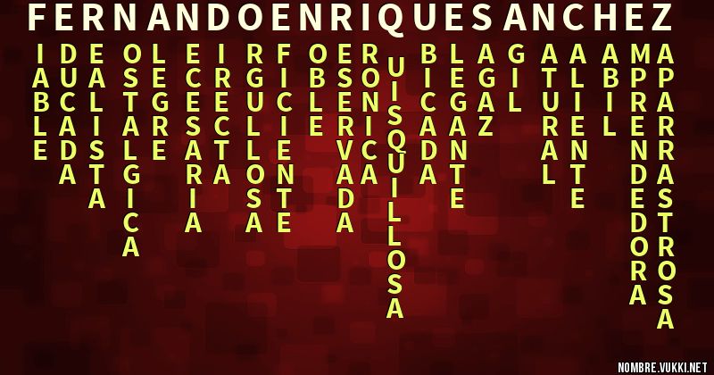 Qué significa fernandoenriquesanchez