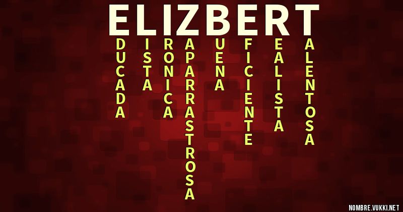 Qué significa elizbert