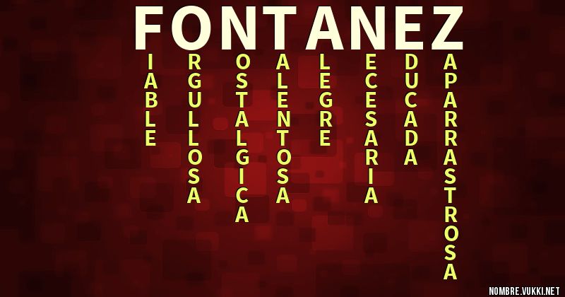 Qué significa fontanez