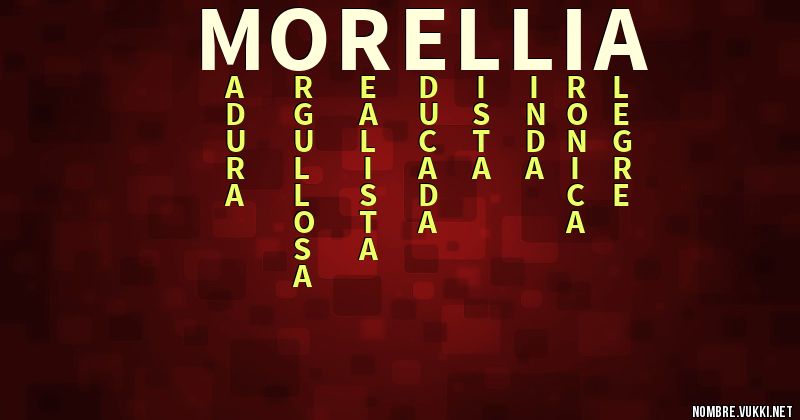 Qué significa morellia