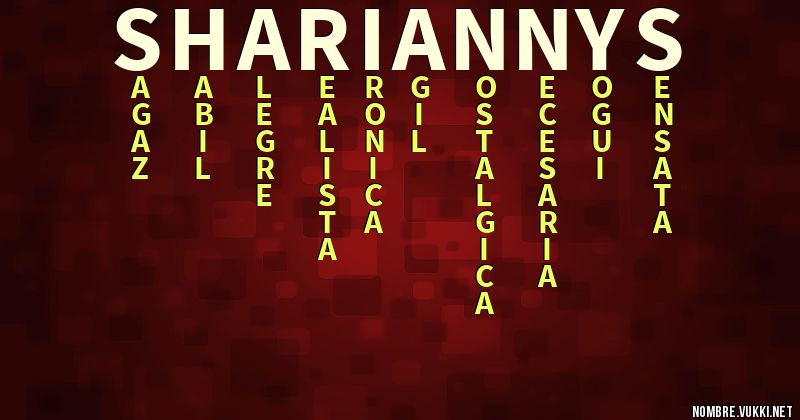 Qué significa shariannys