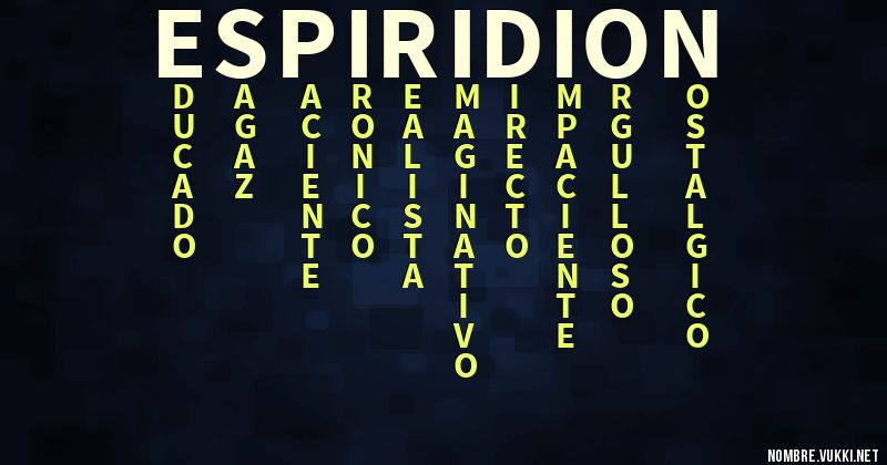 Qué significa espiridion