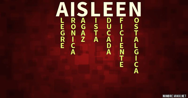 Qué significa aisleen