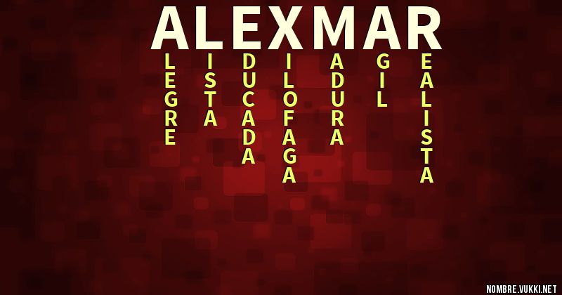 Qué significa alexmar