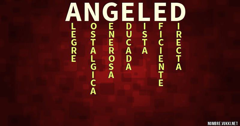 Qué significa angeled