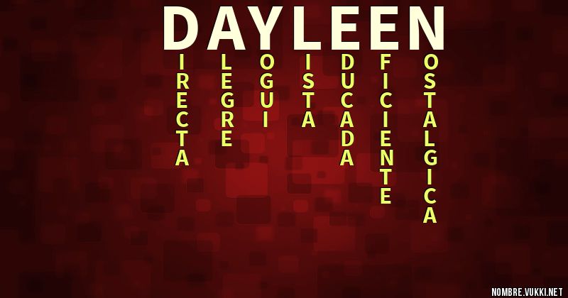 Qué significa dayleen