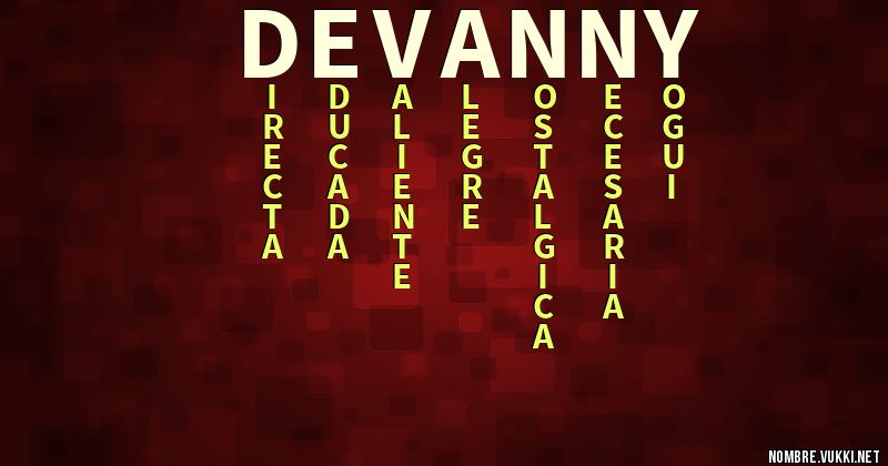 Qué significa devanny