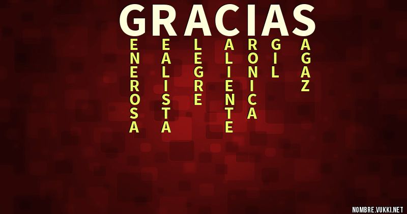 Qué significa gracias