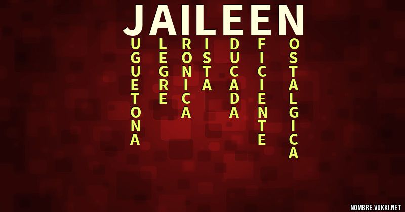 Qué significa jaileen