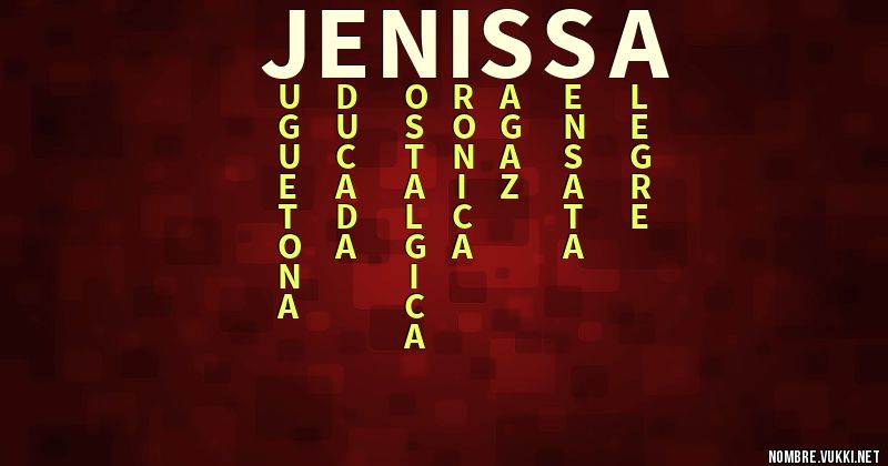 Qué significa jenissa