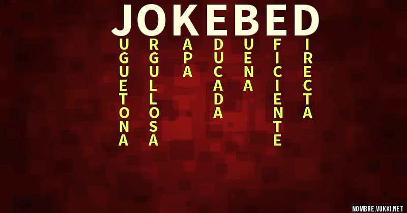 Qué significa jokebed