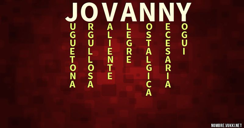Qué significa jovanny