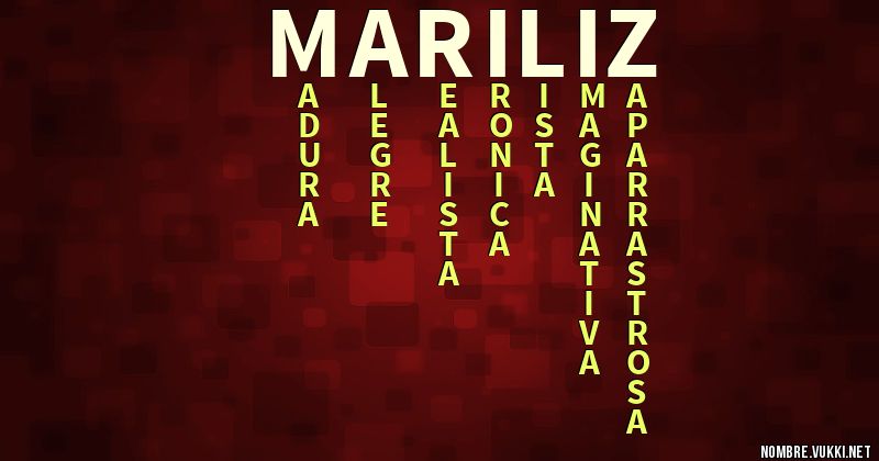 Qué significa mariliz