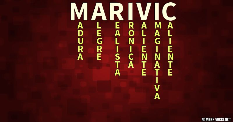 Qué significa marivic