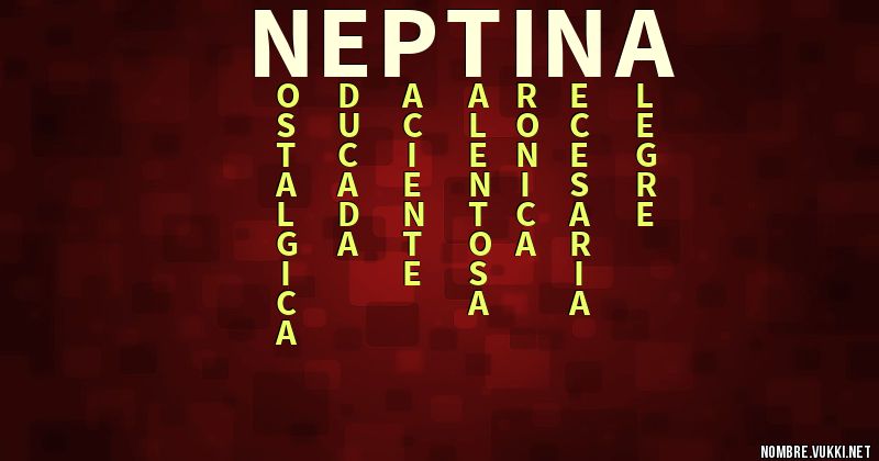 Qué significa neptina