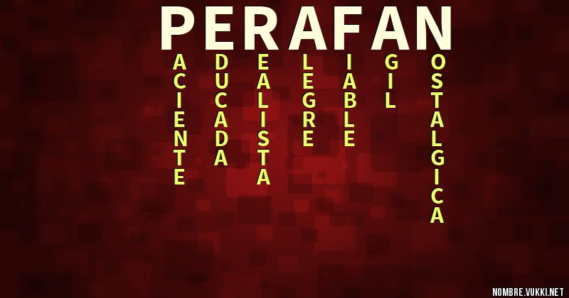 Qué significa perafan