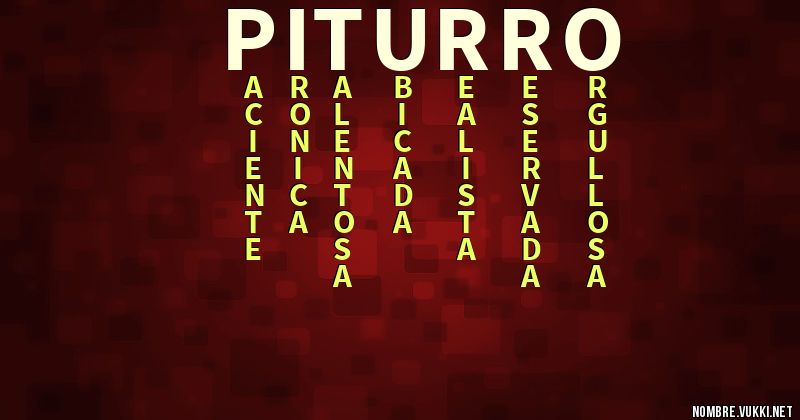 Qué significa piturro