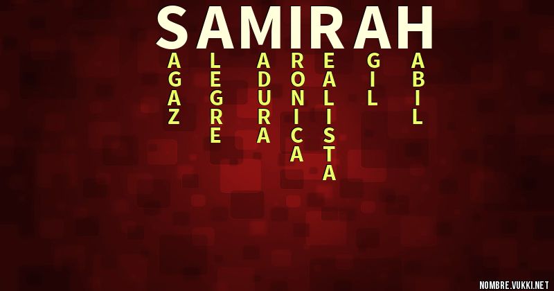 Qué significa samirah
