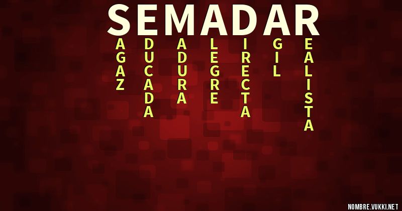 Qué significa semadar