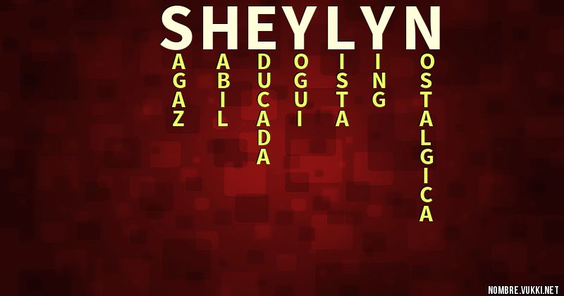 Qué significa sheylyn
