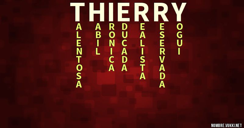 Qué significa thierry