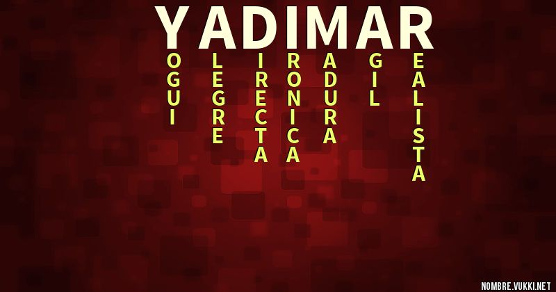 Qué significa yadimar